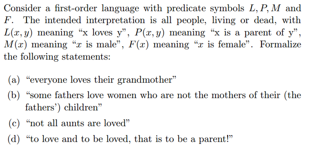 Order Symbols Meaning