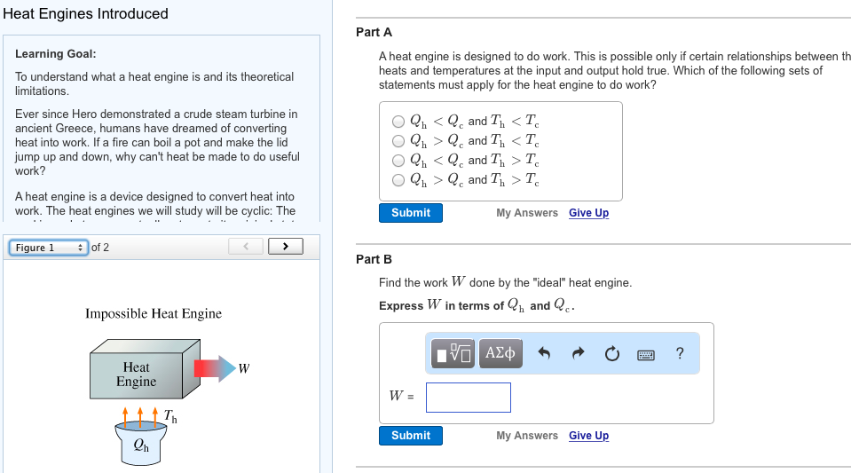 Solved Heat Engines Introduced Learning Goal: To understand | Chegg.com