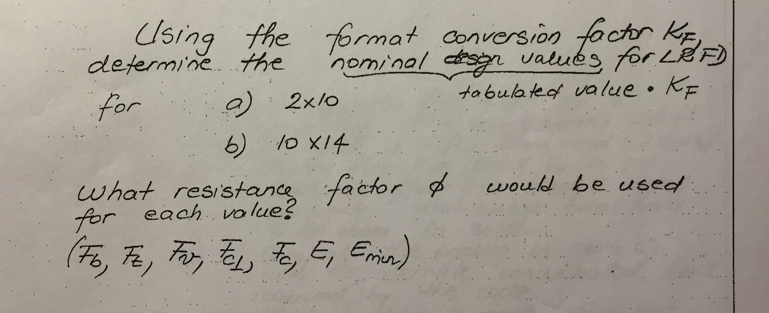 Using the format conversion factor K_F determine the | Chegg.com