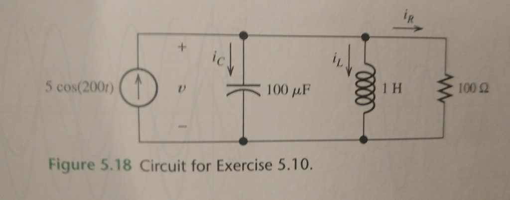 Solved Find the phasor voltage and the phasor current | Chegg.com