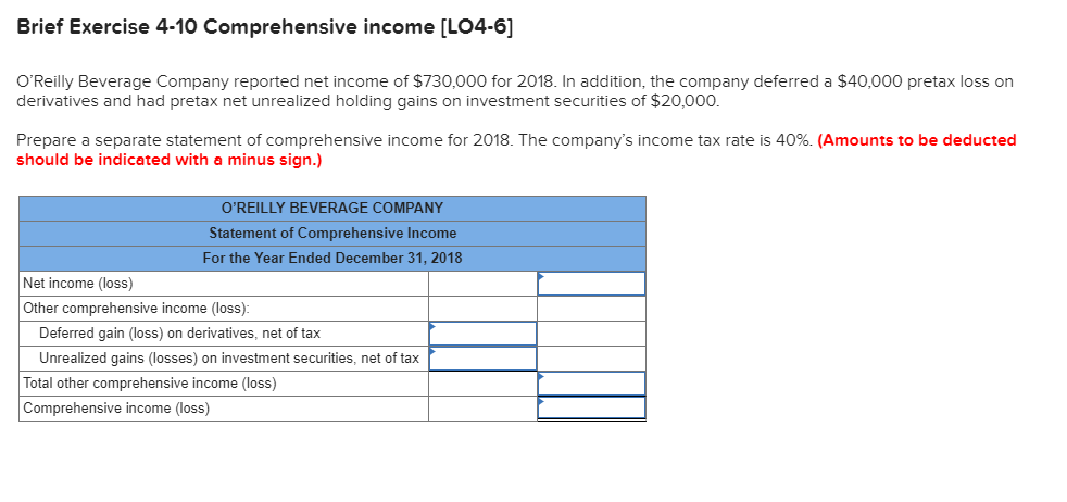 Solved Brief Exercise 4-5 Income from continuing operations | Chegg.com