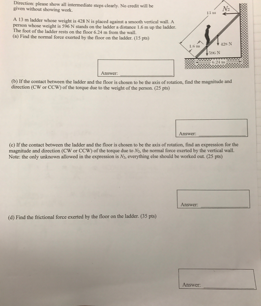 Solved Direction: please show all intermediate steps | Chegg.com