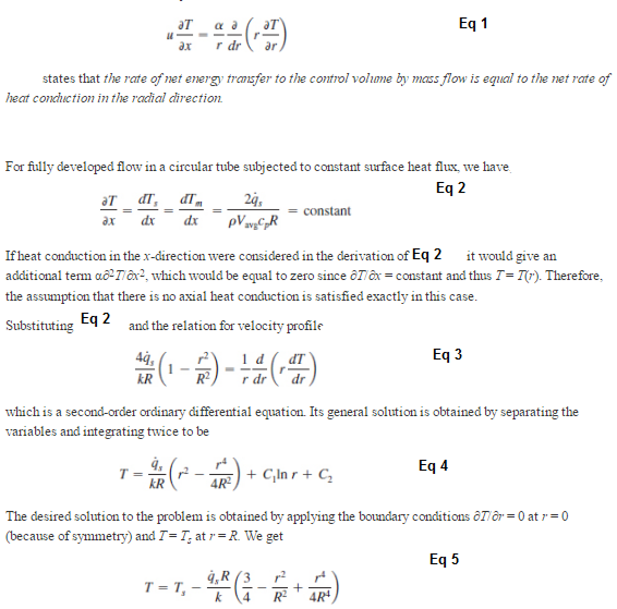 Solved Prove equation 5 by using equation 1. u partial | Chegg.com