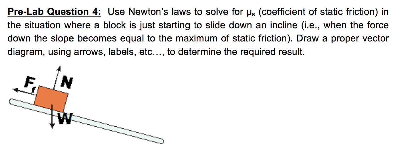Solved Use Newton's laws to solve for |mu_s (coefficient of | Chegg.com
