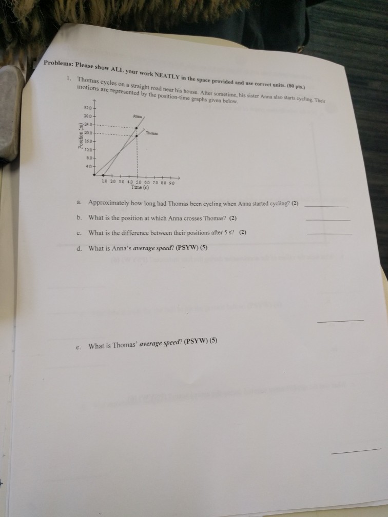 Solved Problems: Please show ALL your work NEATLY in the | Chegg.com