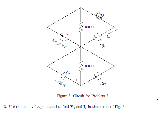 Solved Use the node-voltage method to find V_0 and I_0 in | Chegg.com