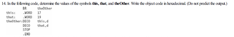 Solved In the following code, determine die values of die | Chegg.com
