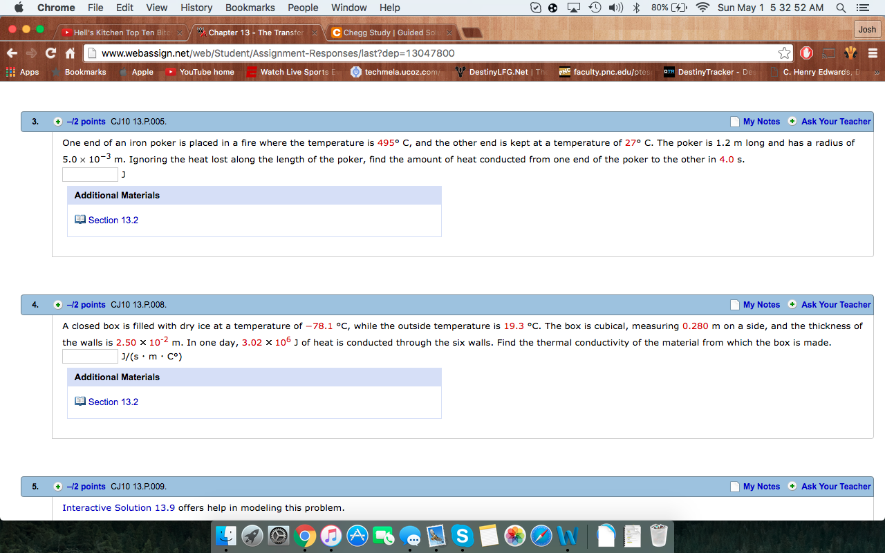 Solved One end of an iron poker is placed in a fire where | Chegg.com