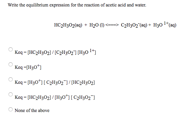 Solved For the equilibrium reaction whose equation is | Chegg.com