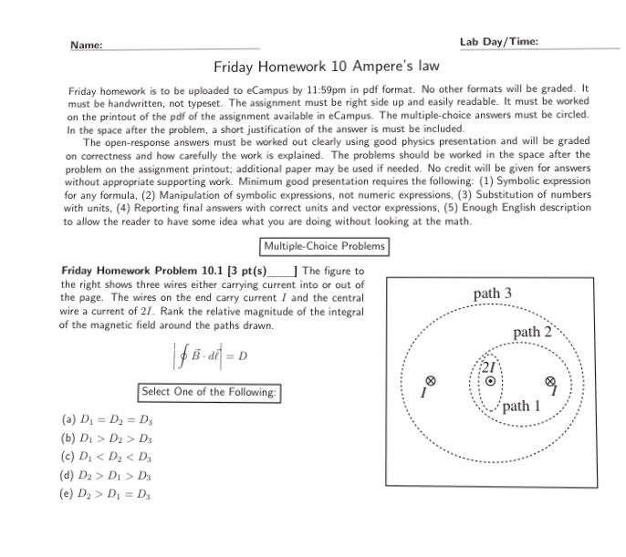 Solved Friday homework is to be uploaded to eCampus by 11 | Chegg.com