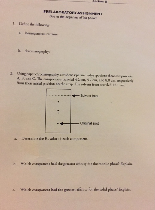 Solved PRELABORATORY ASSIGNMENT Due at the beginning of lab | Chegg.com