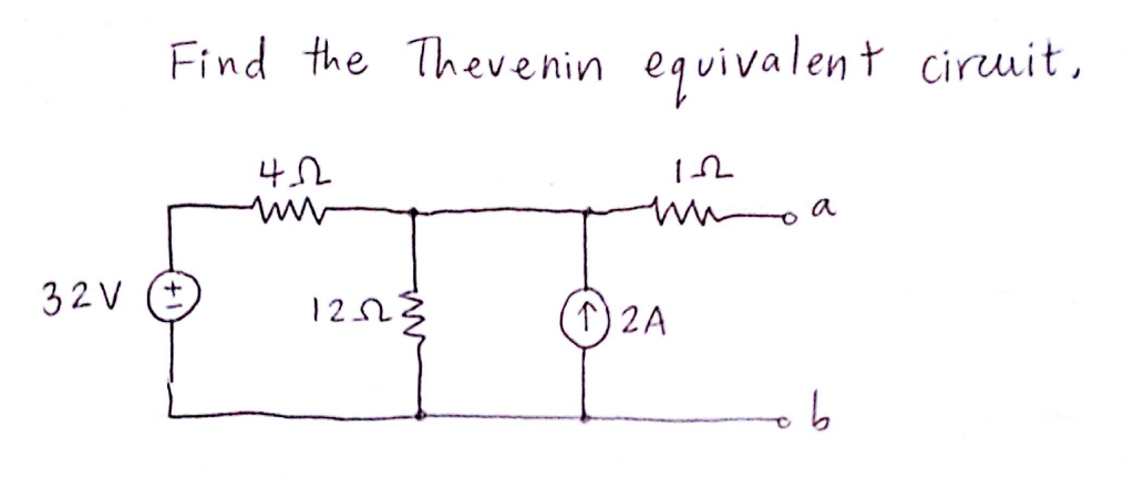 Solved Find the Thevenin equivalent circuit, | Chegg.com