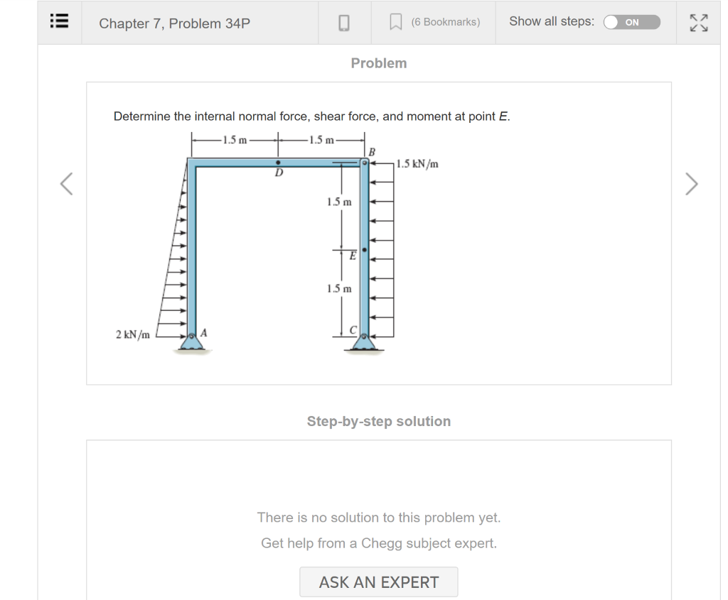 Solved Chapter 7, Problem 34P (6 Bookmarks) Show all steps: | Chegg.com