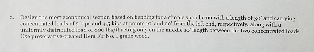 Solved Design the most economical section based on bending | Chegg.com
