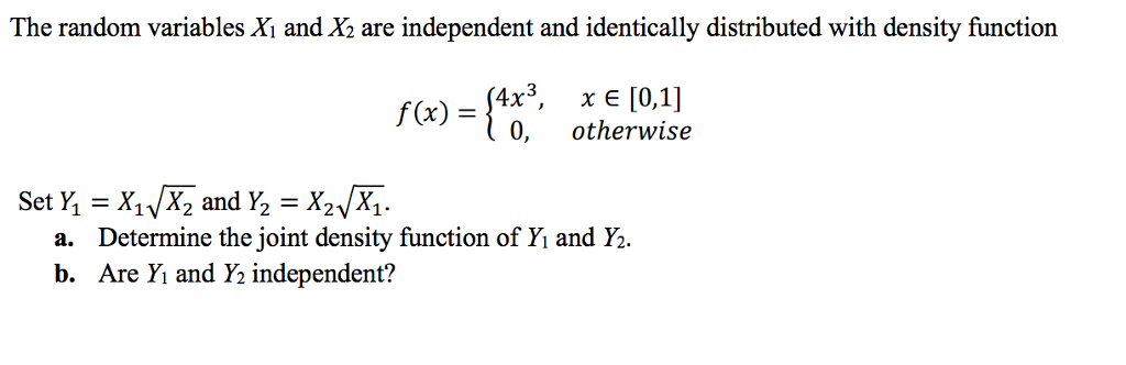 Solved The random variables X_1 and X_2 are independent and | Chegg.com