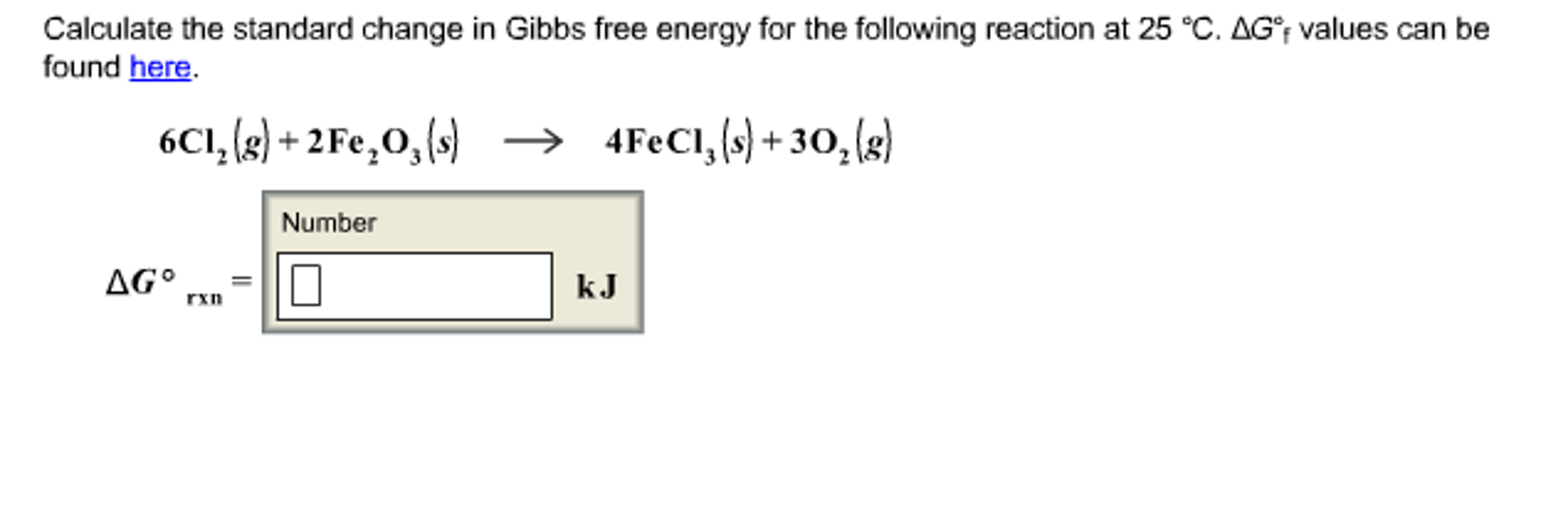 Solved Calculate the standard change in Gibbs free energy | Chegg.com