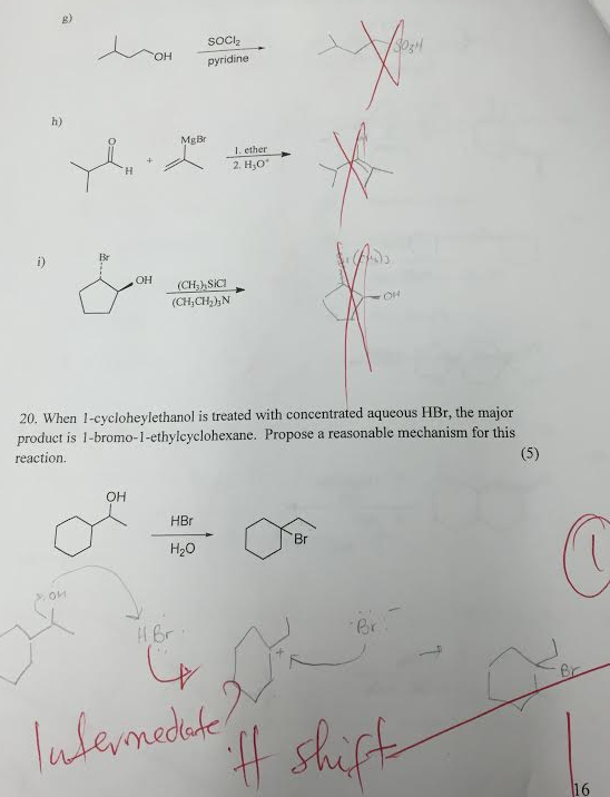 Solved When 1-cycloheylethanol is treated with concentrated | Chegg.com