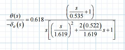 Solved Given the short-period approximation of pitch angle | Chegg.com