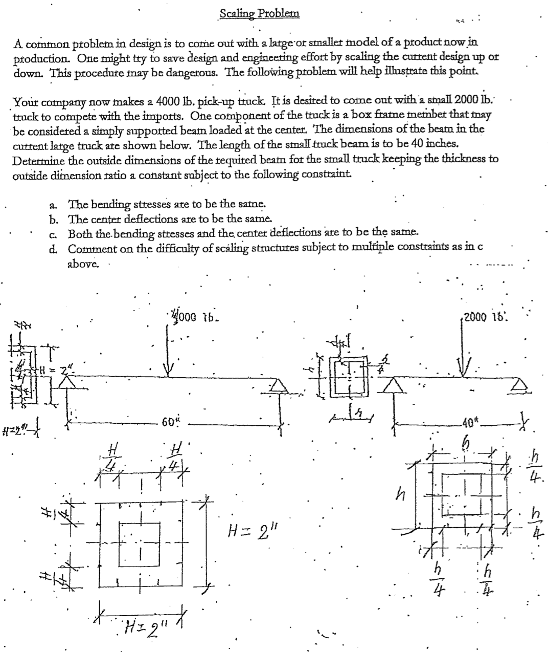 ' A Common Problem In Design Is To Come Out With A... | Chegg.com