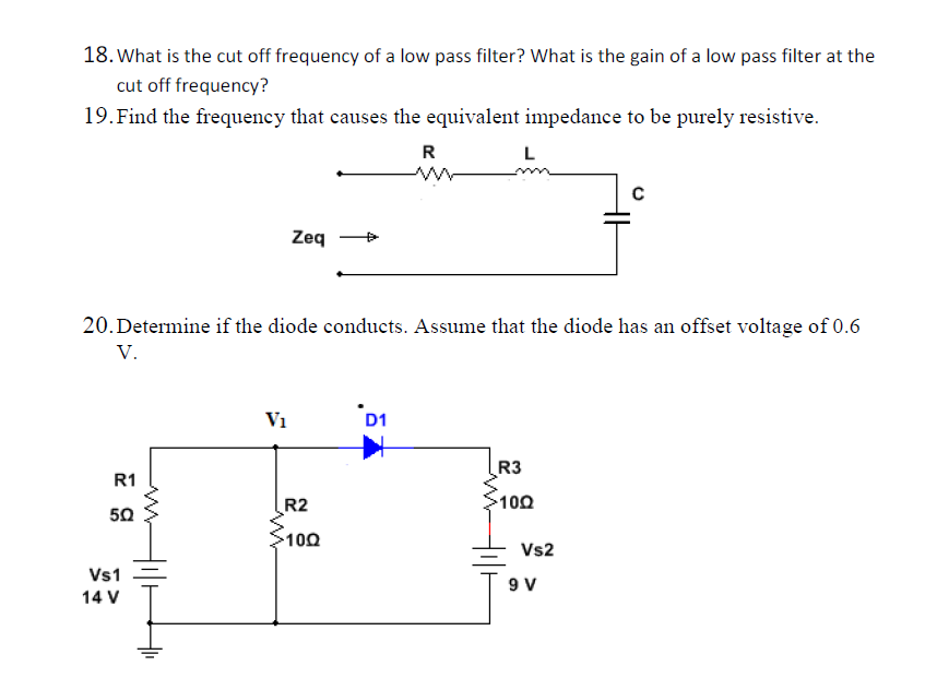 Solved 24. Half wave rectifier with both sinusoidal and | Chegg.com