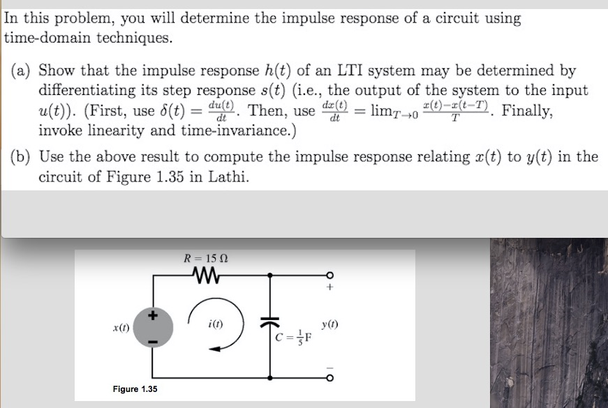 Solved In this problem, you will determine the impulse | Chegg.com Solved In this problem, you will determine the impulse | Chegg.com