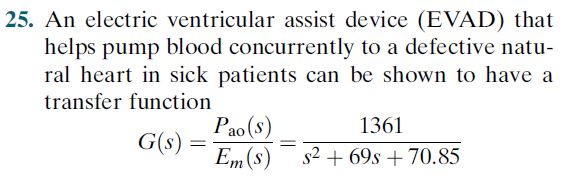 Solved An electric ventricular assist device (EVAD) that | Chegg.com