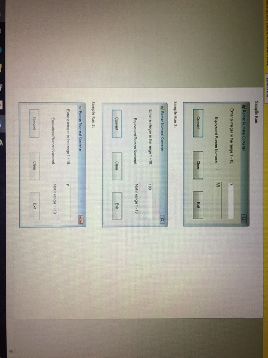 Solved Roman numeral converter. May I get the code | Chegg.com