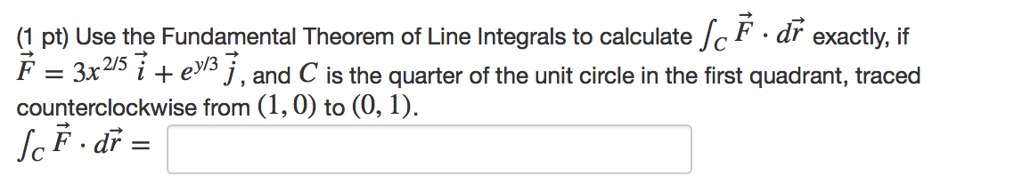 Solved Use the Fundamental Theorem of Line Integrals to | Chegg.com