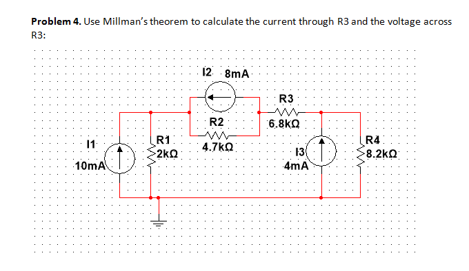 Solved Use Millman's theorem to calculate the current | Chegg.com