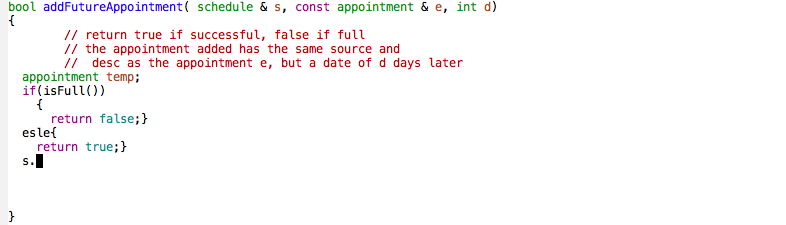 Solved // Use the following .H file and driver | Chegg.com