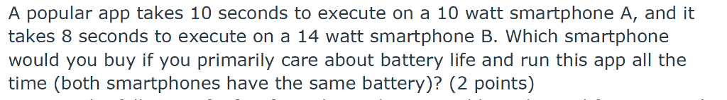 Solved A Popular App Takes 10 Seconds To Execute On A 10