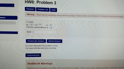 Solved Prewous Problem List Nex Waming there may be | Chegg.com