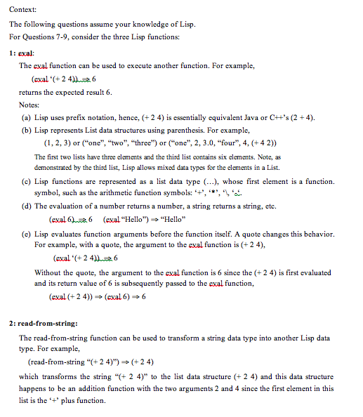 Solved The following questions assume your knowledge of | Chegg.com