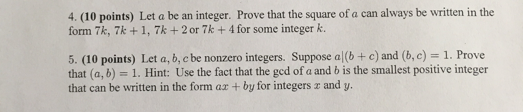 Solved Let a be an integer. Prove that the square of a can | Chegg.com