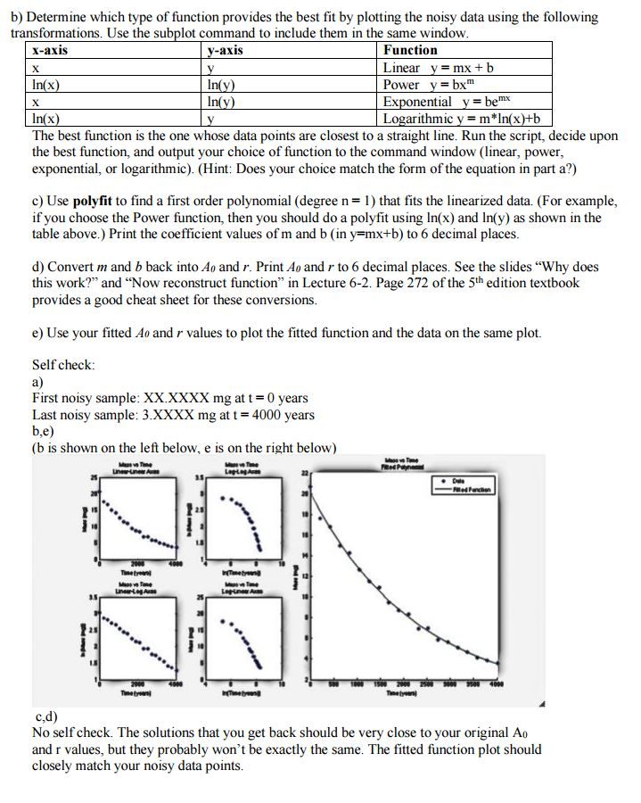 2) In this problem you will be performing a data | Chegg.com