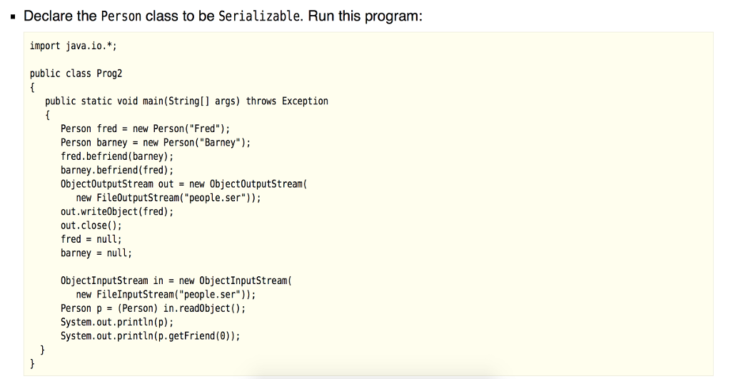 Start with this Person class: import java.uti.* | Chegg.com