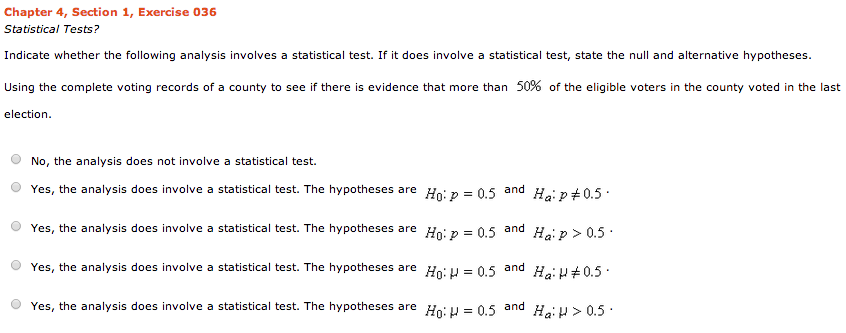 Solved State the null and alternative hypotheses for the | Chegg.com