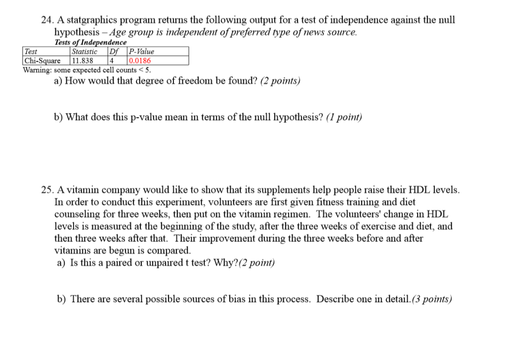 Solved A statgraphics program returns the following output | Chegg.com