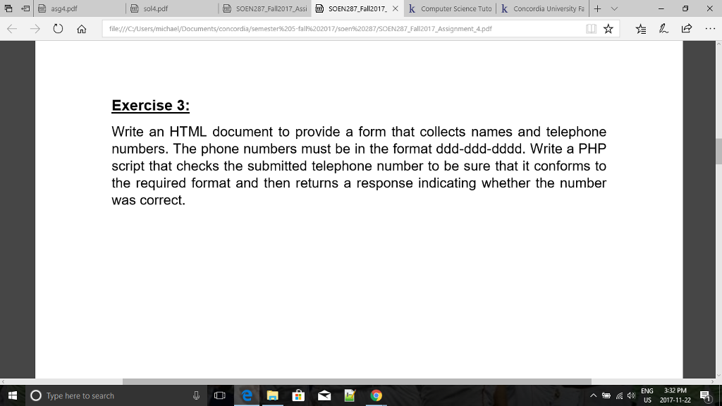 Computer Science Archive | November 22, 2017 | Chegg.com