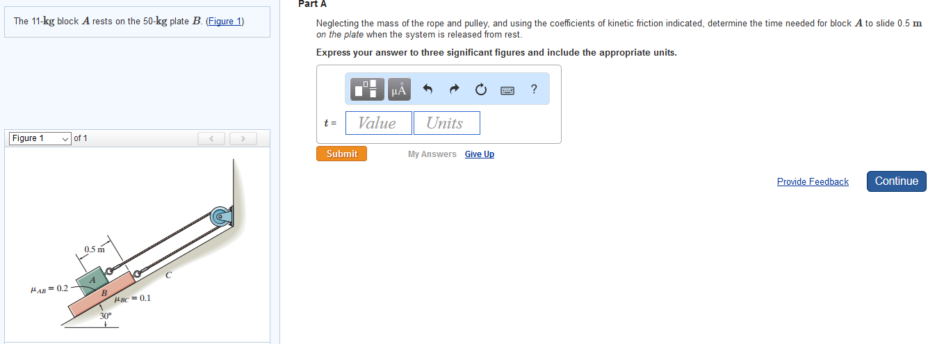 Solved Neglecting the mass of the rope and pulley, and using | Chegg.com