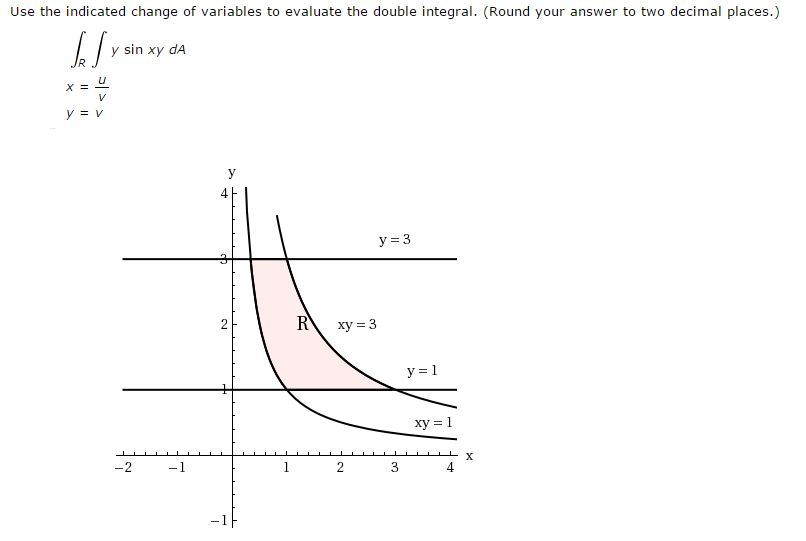 Solved Use the indicated change of variables to evaluate the | Chegg.com Solved Use the indicated change of variables to evaluate the | Chegg.com