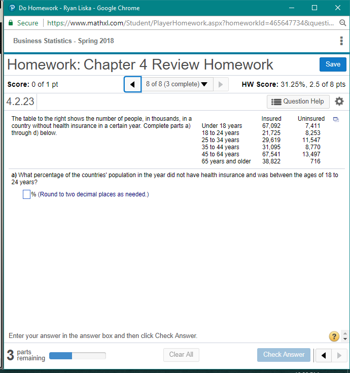 Solved P Do Homework - Ryan Liska - Google Chrome 숲 Secure | | Chegg.com
