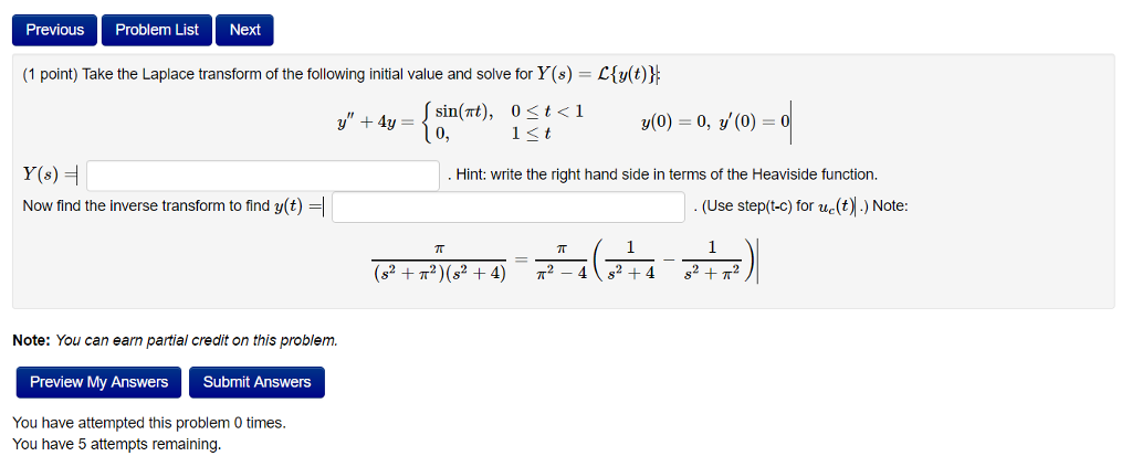 Solved Take the Laplace transform of the following initial | Chegg.com