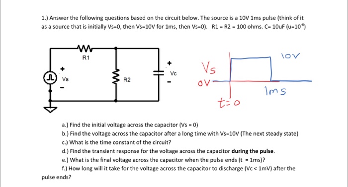 Solved Answer the following questions based on the circuit | Chegg.com