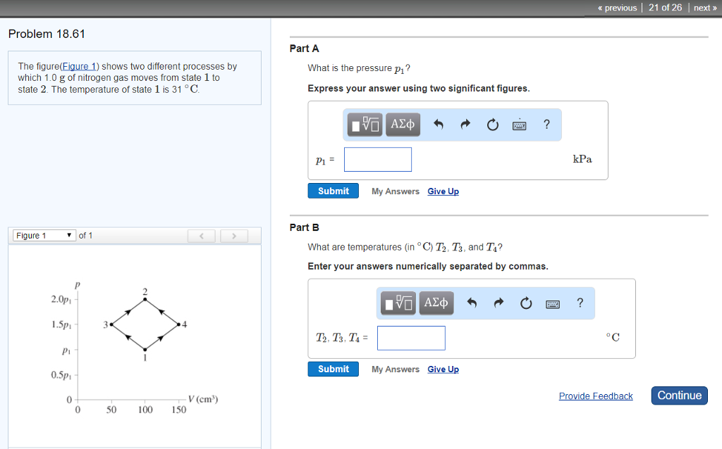 Solved The figure (Figure 1) shows two different processes | Chegg.com
