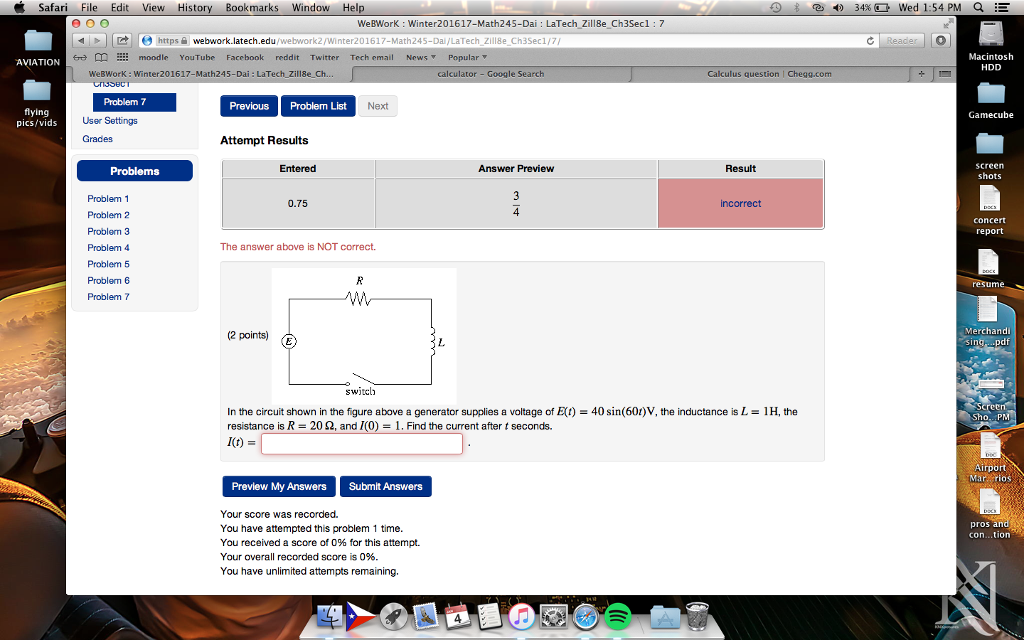 Solved Safari AVIATION flying pics/vids File Ed View History | Chegg.com