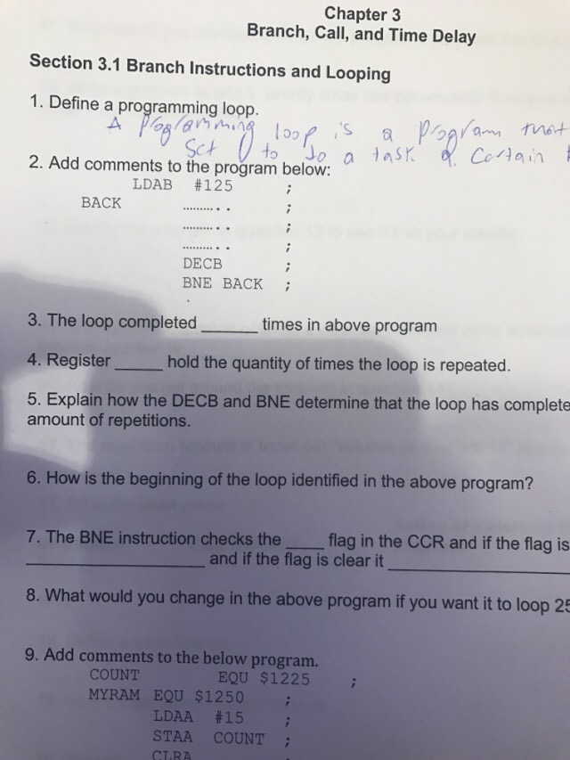 Solved Define A Programming Loop Add Comments To The 8892