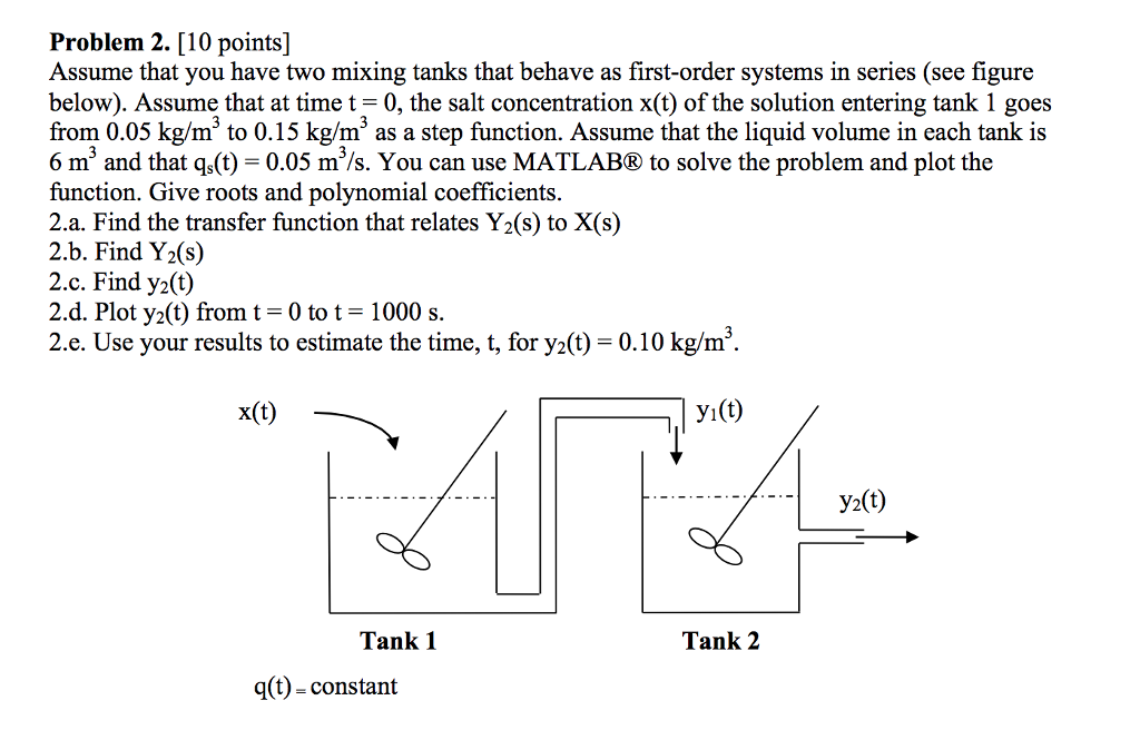 Solved Problem 2. [10 points) Assume that you have two | Chegg.com