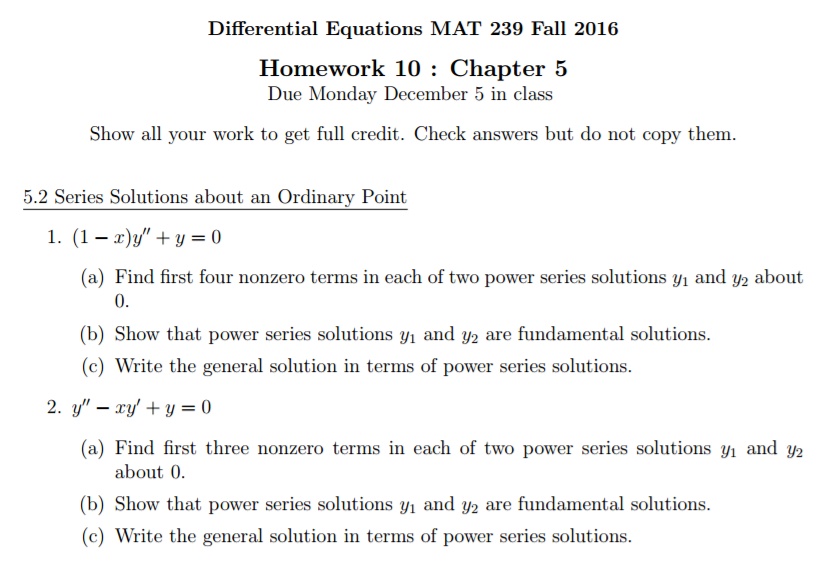 Solved Dfq Problem: Please answer question #2 all part for | Chegg.com