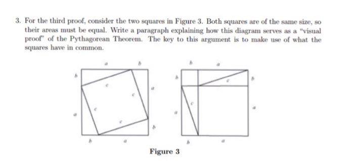 Solved For the third proof, consider the two squares in | Chegg.com